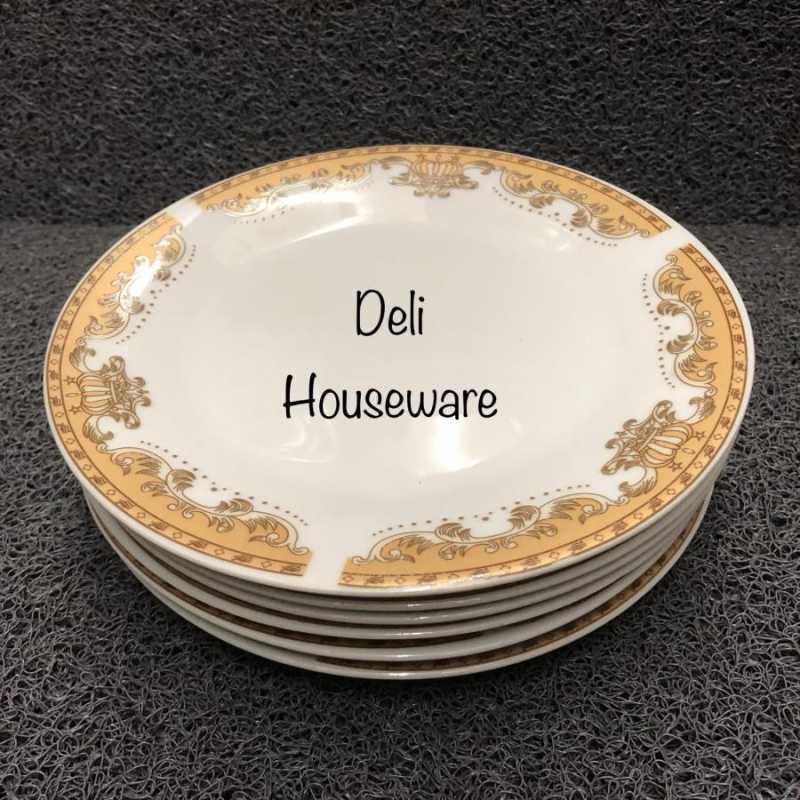 Jual Piring Ceper Keramik / Piring Kue / Piring 7 Inch / Piring Batu di ...