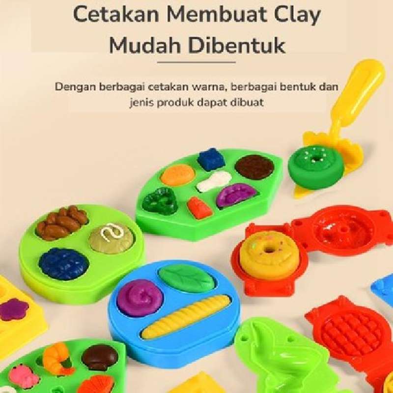 Jual Mainan Diy Play-doh Set 24 Pcs (seri Makanan) Di Seller Belikalagi ...
