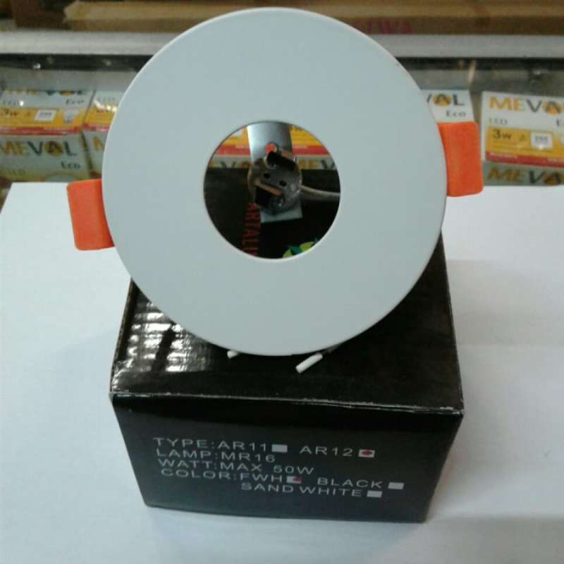 Jual Downlight SpotLight Pinhole Bulat AR12 MR16 putih di Seller ...