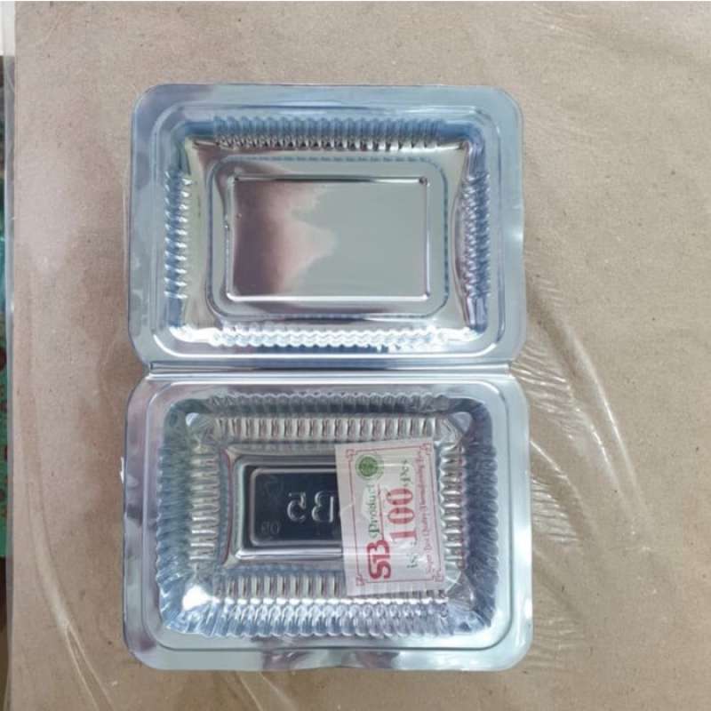 Jual [Isi 100Pcs] Kotak Makanan Mika SB 5 / Kotak Mika Box Plastik di ...