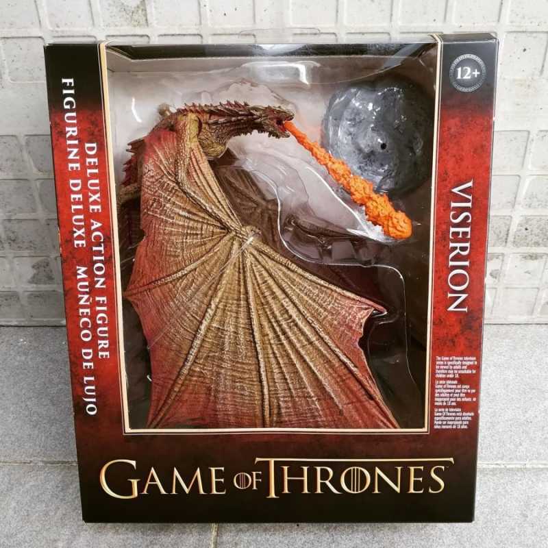 Jual MCFARLANE TOYS GAME OF THRONES VISERION FIRE DRAGON ORIGINAL NO ...