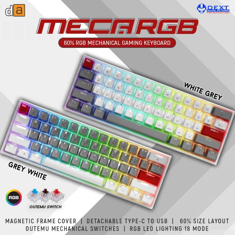 Promo Digital Alliance Meca 6 RGB 60% Mechanical Gaming Keyboard ...
