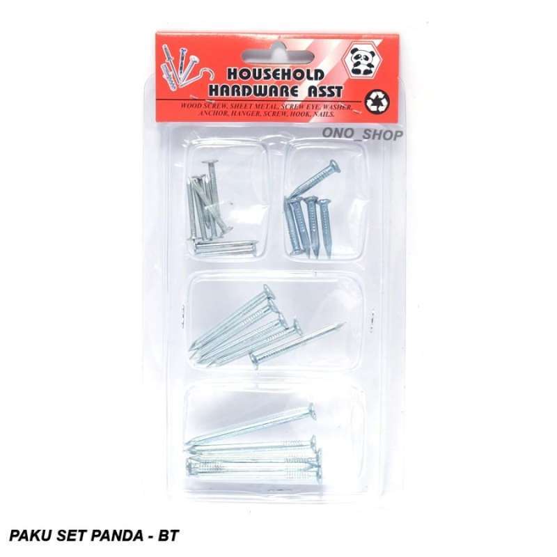 Jual Paku Beton Dinding 4 Ukuran 20 pcs di Seller Praline Shoppe ...