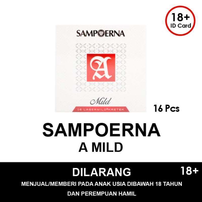 Jual Sampoerna A Mild Cigarette Red 16's Di Seller Frestive Supermarket ...