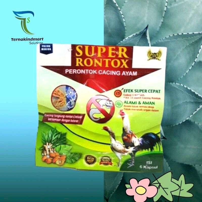 Jual super rontox obat cacing untuk ayam obat cacing ayam di Seller ...