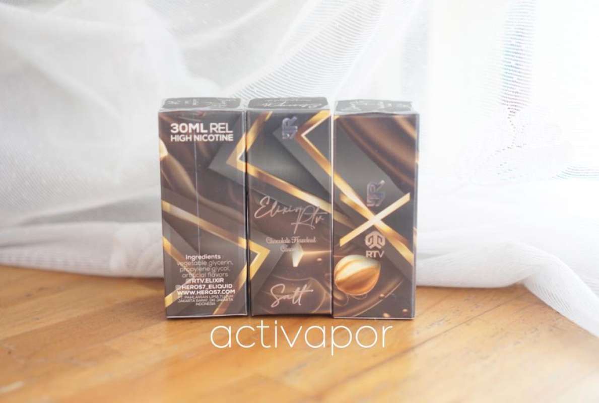 Jual Salt Nic Elixir V2 Chocolate 30mg 30ml Hazelnut Caramel Liquid ...