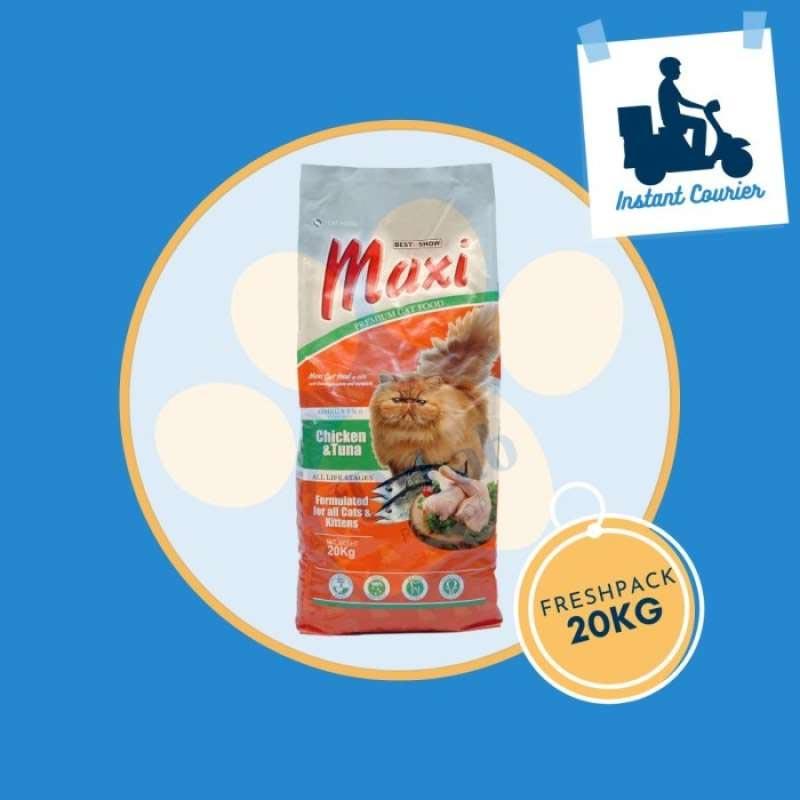 Promo Maxi Cat Food 20Kg Chicken Tuna - Makanan Kucing 20 Kg Diskon 9% ...