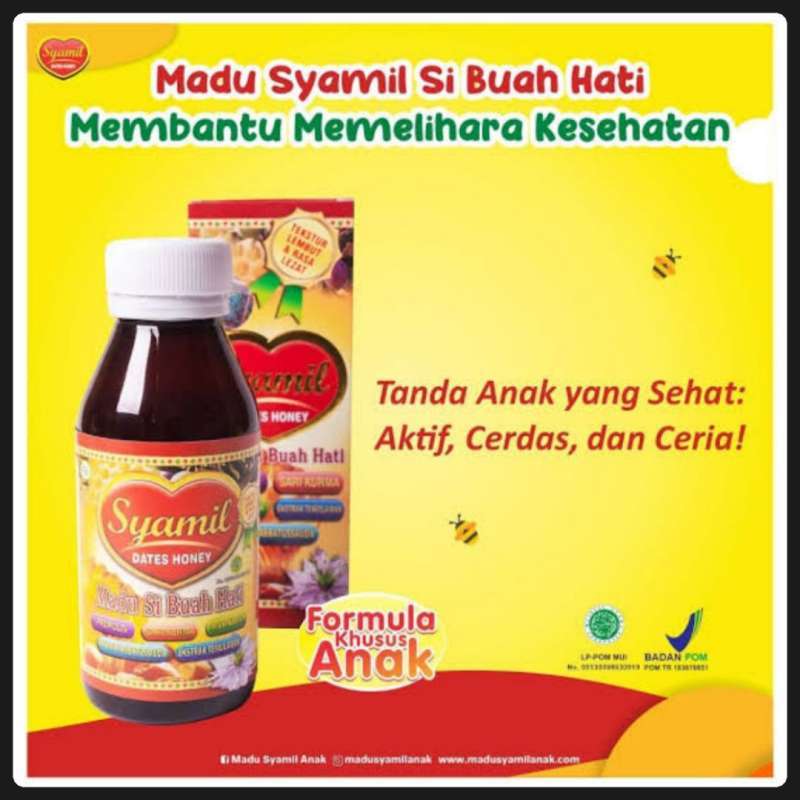Jual Syamil Dates Honey 125 ml | Madu Syamil Anak | Madu Anak ...