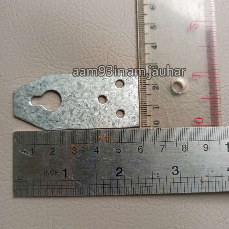 Jual Plat Gantungan Pigura Cantolan 2,5 Cm X 6 Cm X Tebal 0,5 Mm 9 Gram ...
