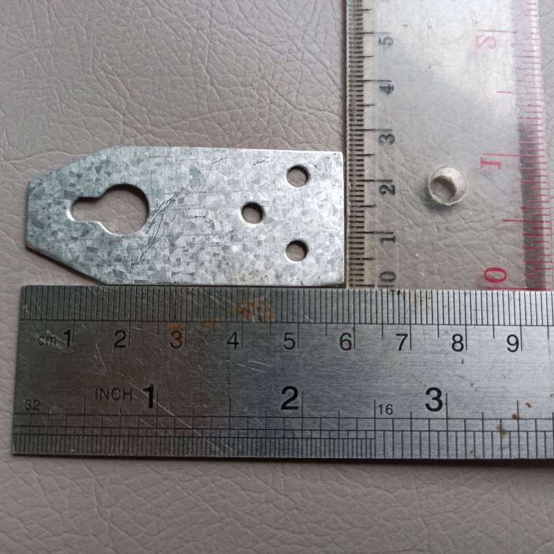 Jual Plat Gantungan Pigura Cantolan 2,5 Cm X 6 Cm X Tebal 0,5 Mm 9 Gram ...