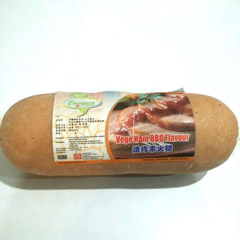 Jual HAM VEGE BBQ FLAVOUR, Evergreen,1kg,(FROZEN FOOD) di Seller ...