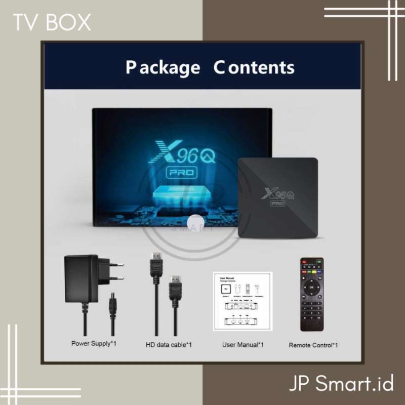 Promo Stb Tv Box X96q Pro Ram 2gb/16gb Android 10 Allwinner H313 Quad ...
