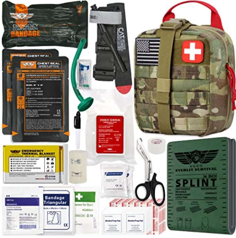 Promo EVERLIT Emergency Trauma Kit GEN-II, CAT GEN7 Tourniquet, Mil ...