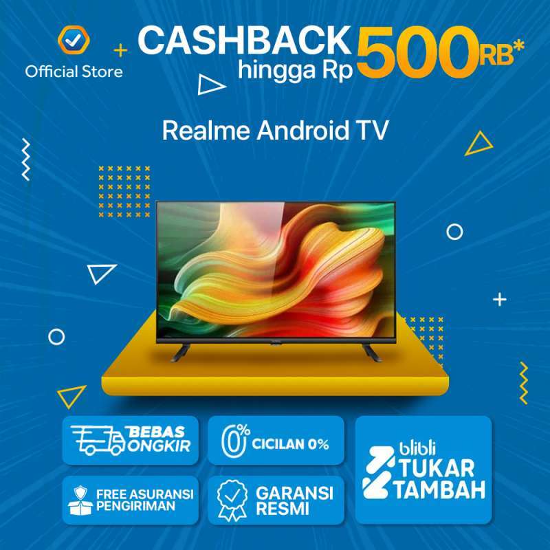 Jual Realme Smart TV 32 inch & 43 inch Garansi Resmi Realme Android TV ...