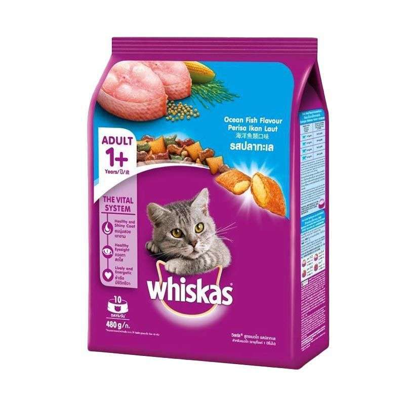 Jual Whiskas Adult Ocean Fish [480 g] di Seller SAJIRA FARM - Meruya ...