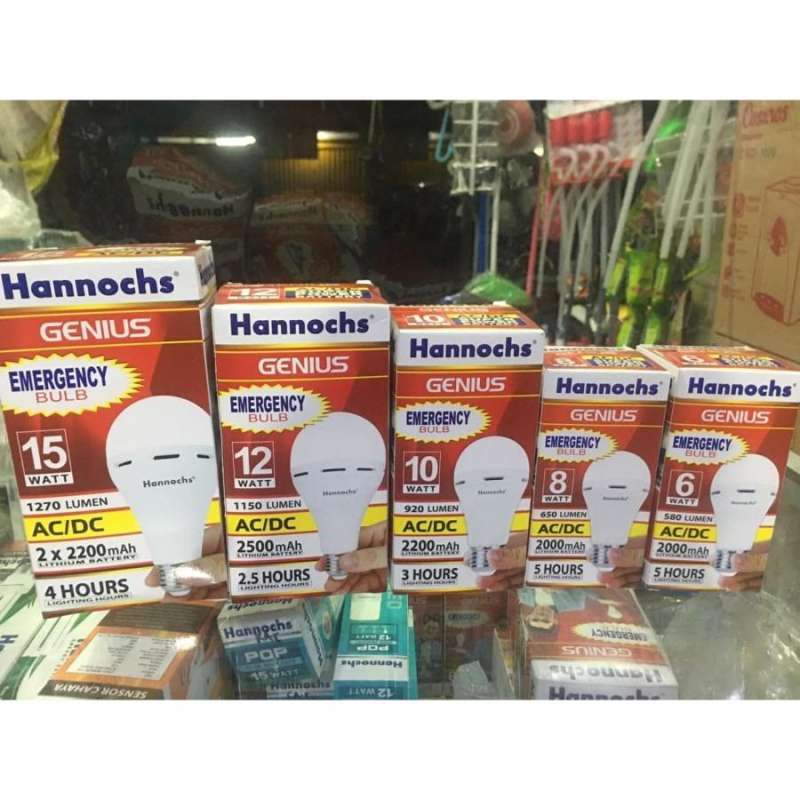 Jual Lampu Ac/dc Emergency Hanoch Genius 12 Watt Di Seller Toko Listrik ...