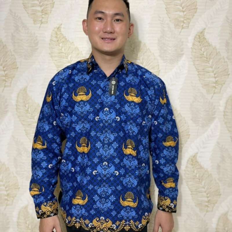 Jual kemeja batik kopri pria lengan panjang harga terjangkau pakai ...