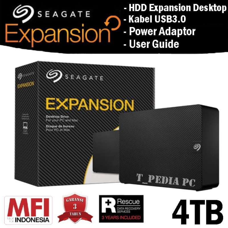 Jual Seagate Expansion Desktop HDD / Hardisk Eksternal 4TB USB3.0 di ...