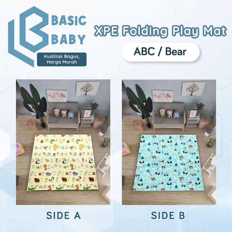 Jual Wilbex - Packet A Basic Playmate ( XPE Folding Mat - ABC / Bear + XPE Folding Mat - ABC ...