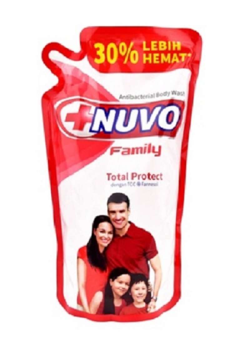 Jual Nuvo Sabun Cair Antibacterial Merah Refill 900ml - Pouch Di Seller ...