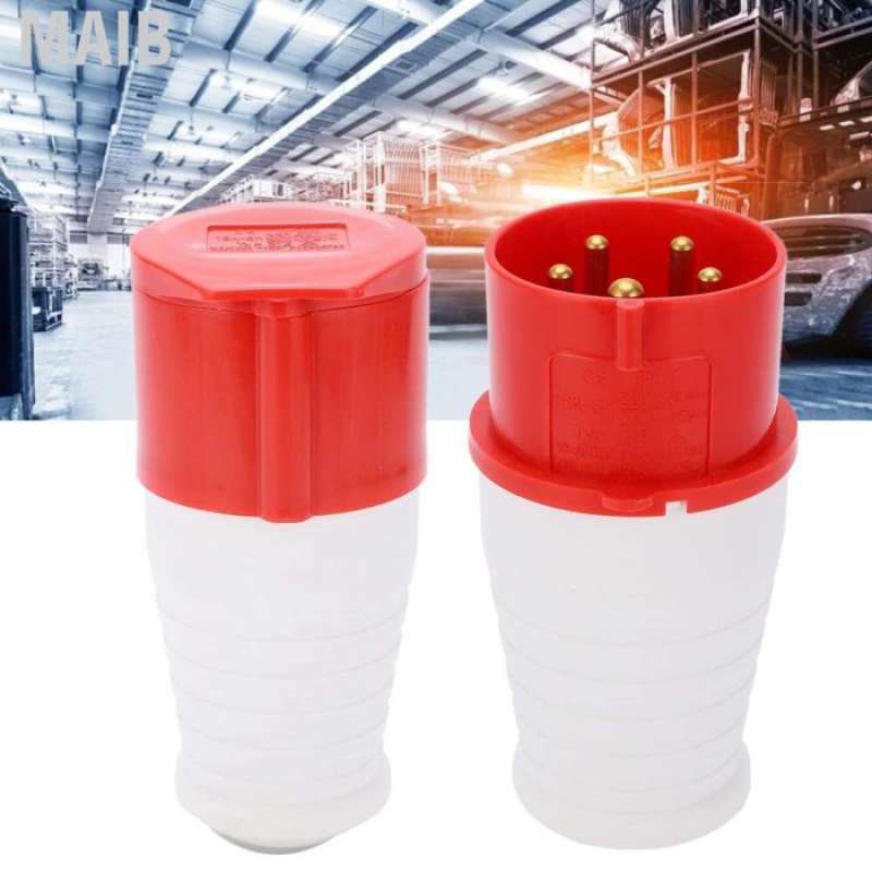 Jual Maib Conectores Usb Connector 16A 5Pin Industrial Plug Coupler 3 ...