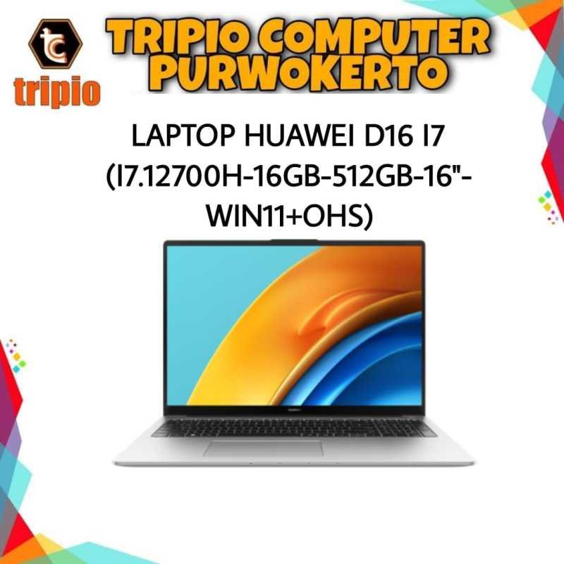 Jual HUAWEI MateBook D16 Intel Core i7-12700H 16GB 512GB SSD 16 W11+OHS ...