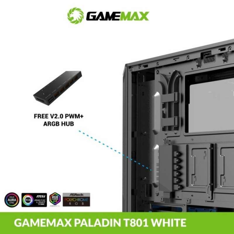 Jual Casing Komputer Gamemax Paladin White T801 Di Seller Cullen Darrel - Pegadungan, Kota ...