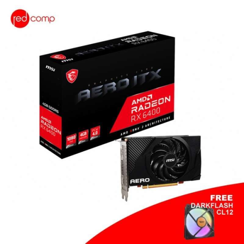 Jual MSI Radeon RX 6400 AERO ITX 4G di Seller Cullen darrel ...