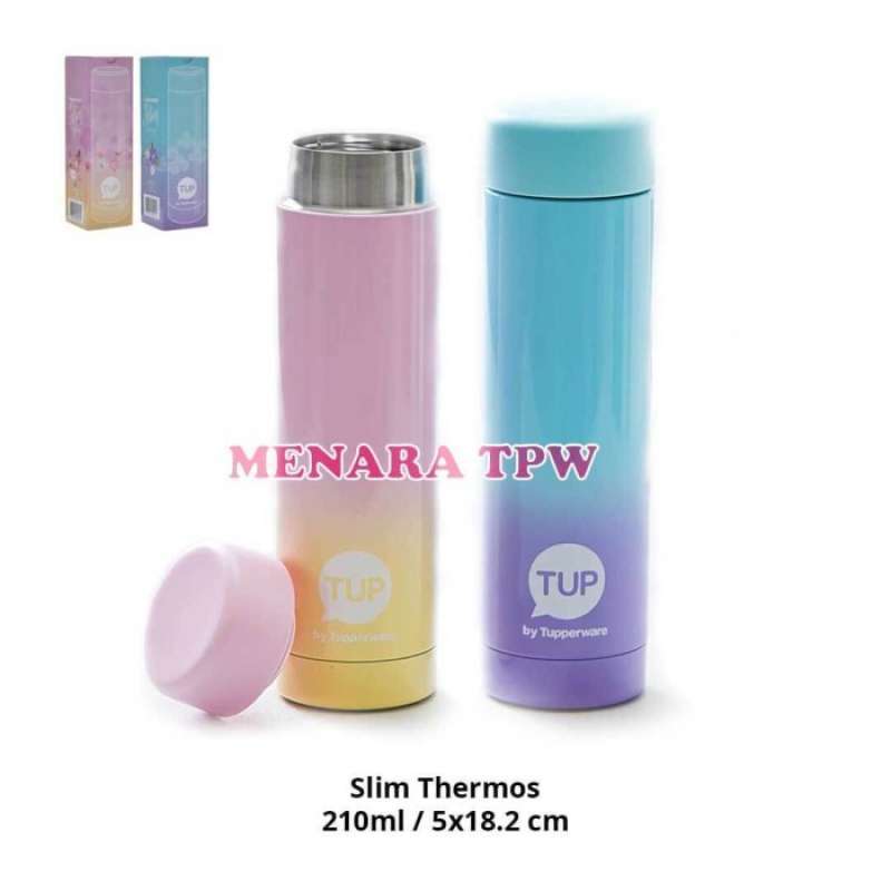 Jual Tupperware Slim Thermos Termos Air Panas di Seller Holystore99 ...