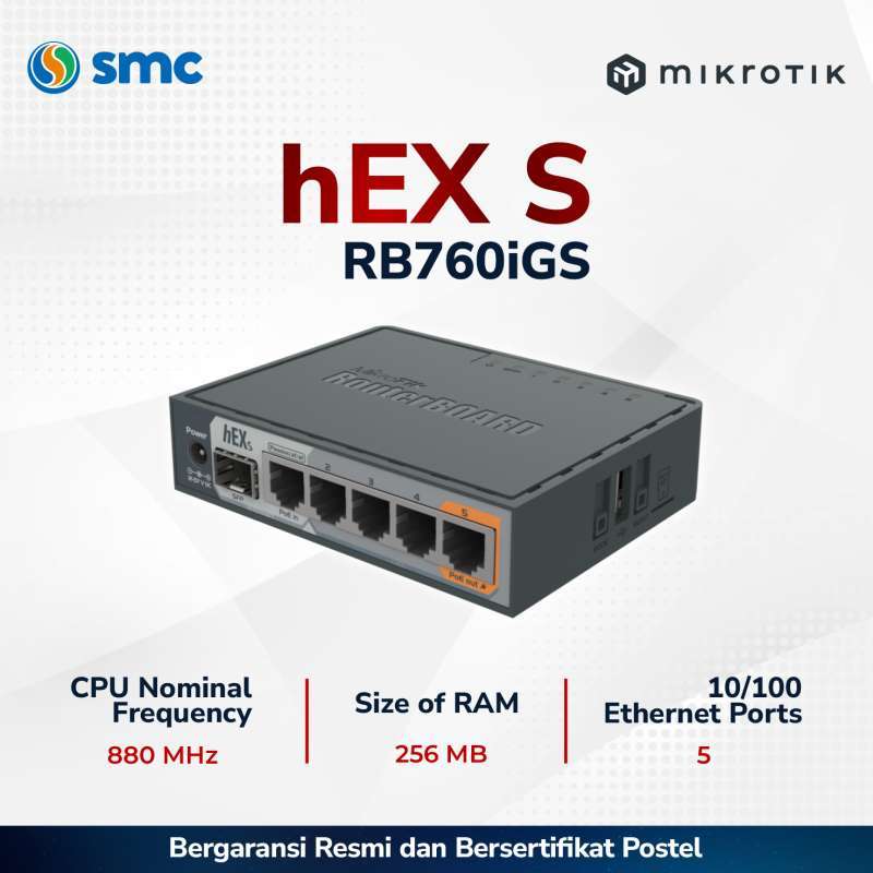 Jual MikroTik hEX S (RB760iGS) di Seller sinarmitracendekia - Mangga ...