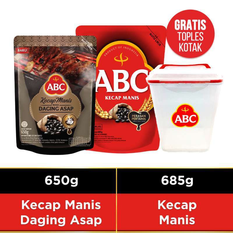 Promo ABC Bundling Kecap Manis 520ml & Daging Asap 650g Diskon 57% di ...