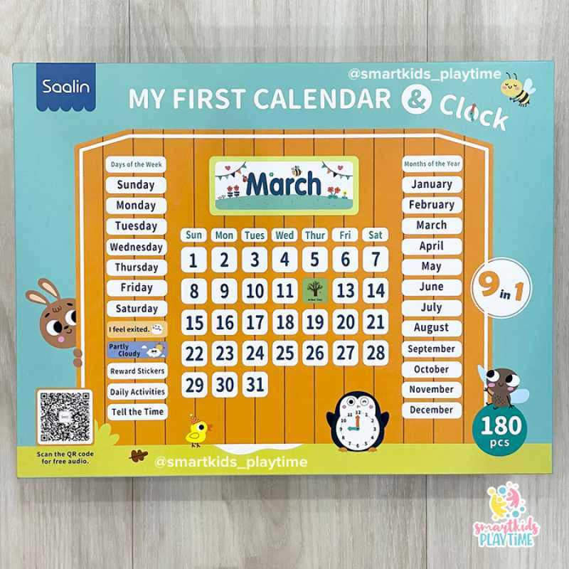 Jual SAALIN MY FIRST CALENDAR AND CLOCK MAINAN EDUKASI ANAK di Seller ... Jual SAALIN MY FIRST CALENDAR AND CLOCK MAINAN EDUKASI ANAK di Seller ...