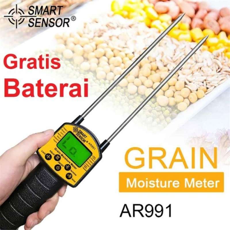 Promo Digital Grain Moisture Meter Pengukur Kadar Air Biji Bijian AR991 ...