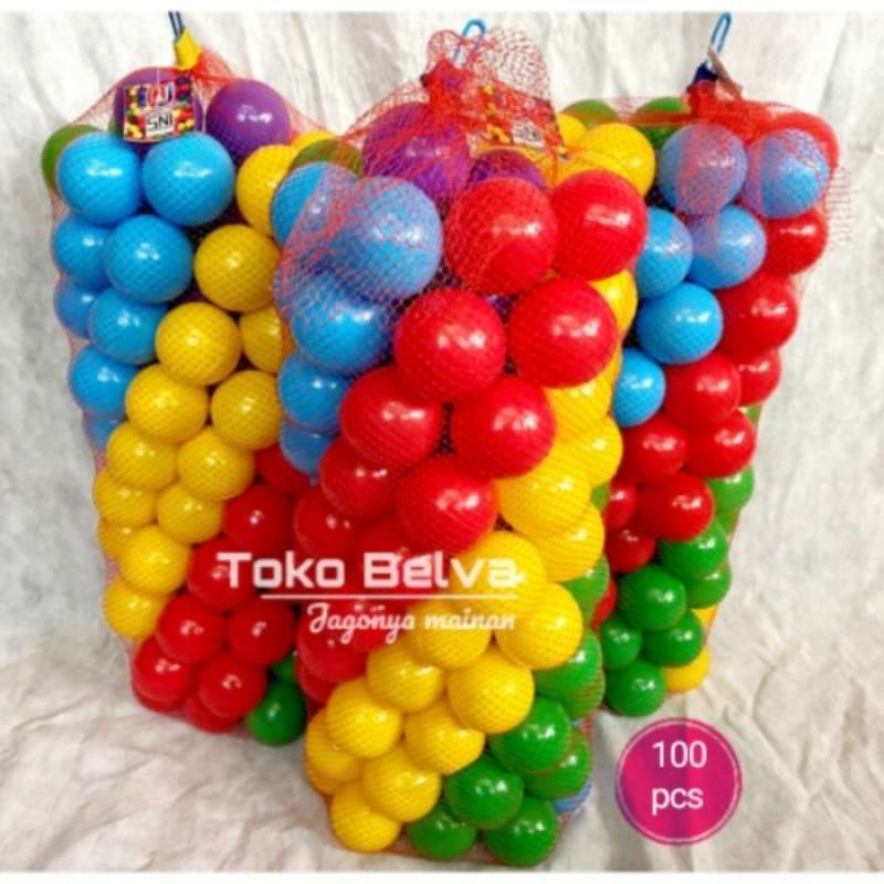 Jual Mandi Bola Plastik Warna Warni - Bola Mandi Anak Anak - Mainan ...