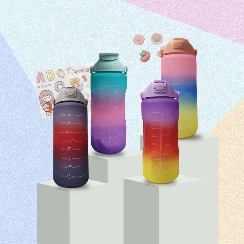 Promo Oem One-c581 Botol Minum Tumbler 2liter Gradasi Viral / Botol Air ...