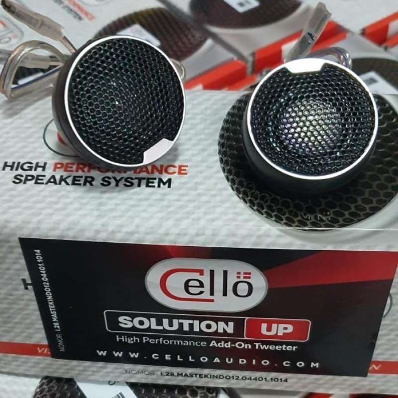 Jual Tweeter Cello Solution Up Original Di Seller Hrv Online Sby - Hrv ...