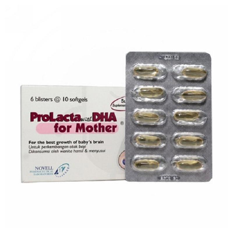 Jual Prolacta with DHA for Mother Vitamin [1 strip/ 10 kapsul] di ...