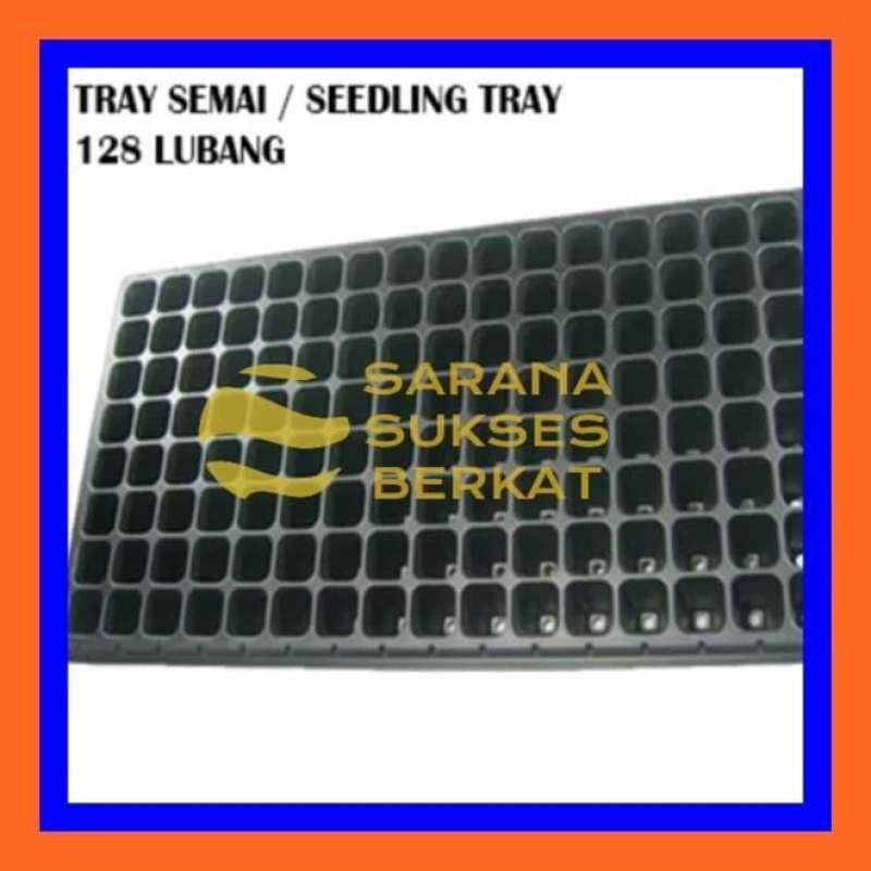 Jual Tray Semai/Pot Semai/Seeding Tray Untuk Benih Tanaman 128 Hole di ...