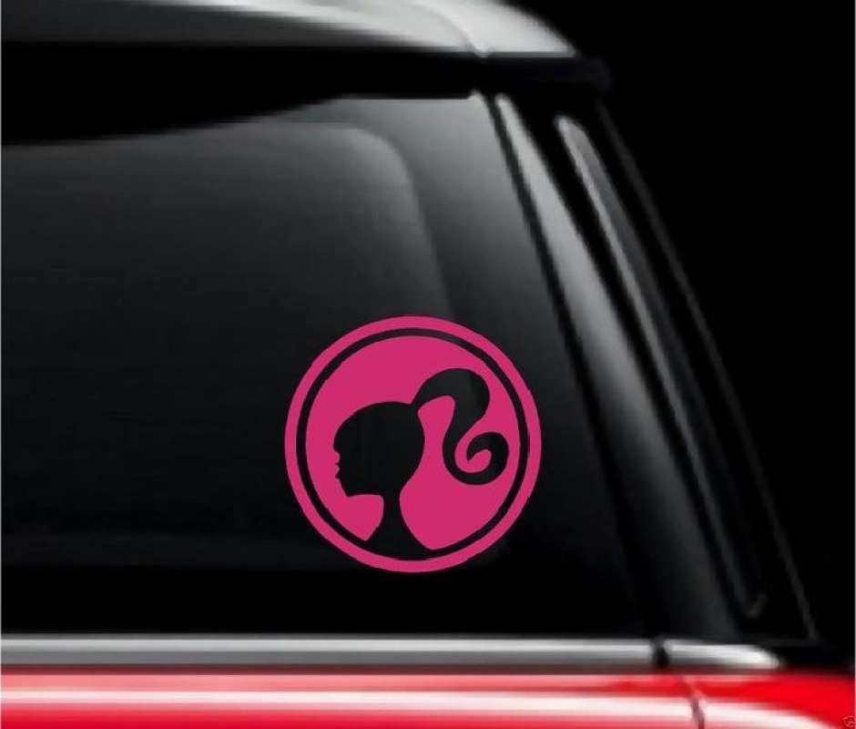 Jual Sticker Barbie Logo Circle Small Ver 1 di Seller Otoinspirasi ...