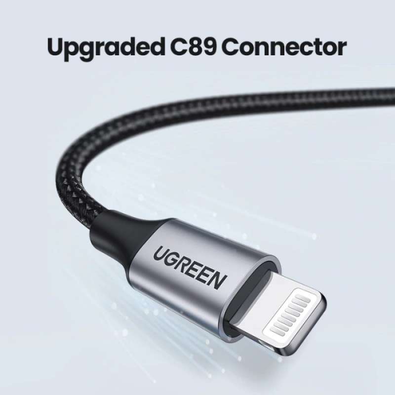 Promo UGREEN 60158 2M Kabel Data USB to Lightning Fast Charging Iphone Ipad Diskon 26% di Seller ...