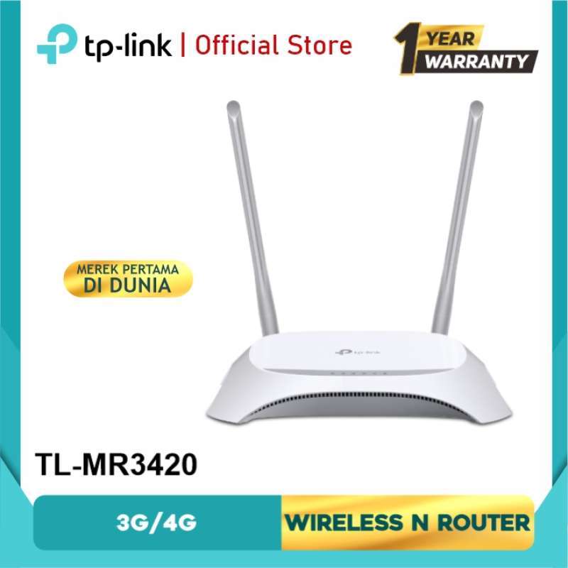Promo Original TP-LINK TL-MR3420 300Mbps Wireless N Router 3G / 4G Wireless N Router Tplink ...