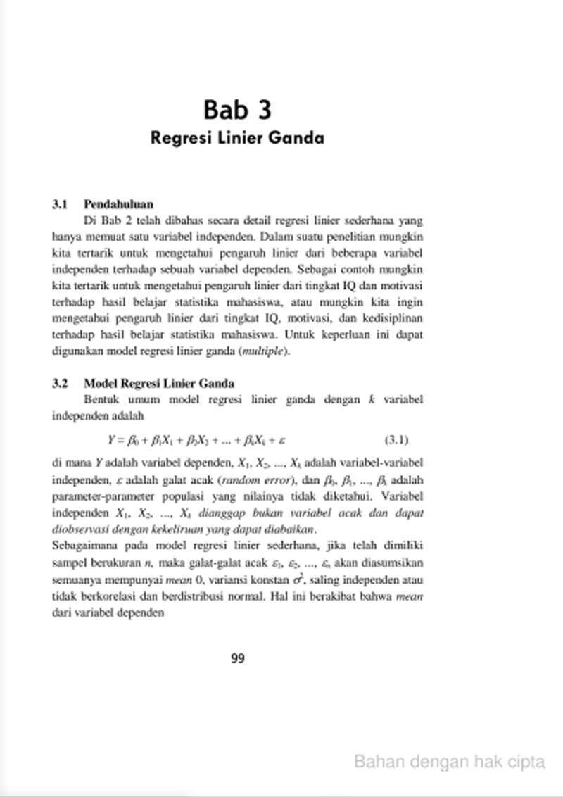 Jual Analisis Regresi Untuk Penelitian By. Prof. Dr. Suyono, M.si ...