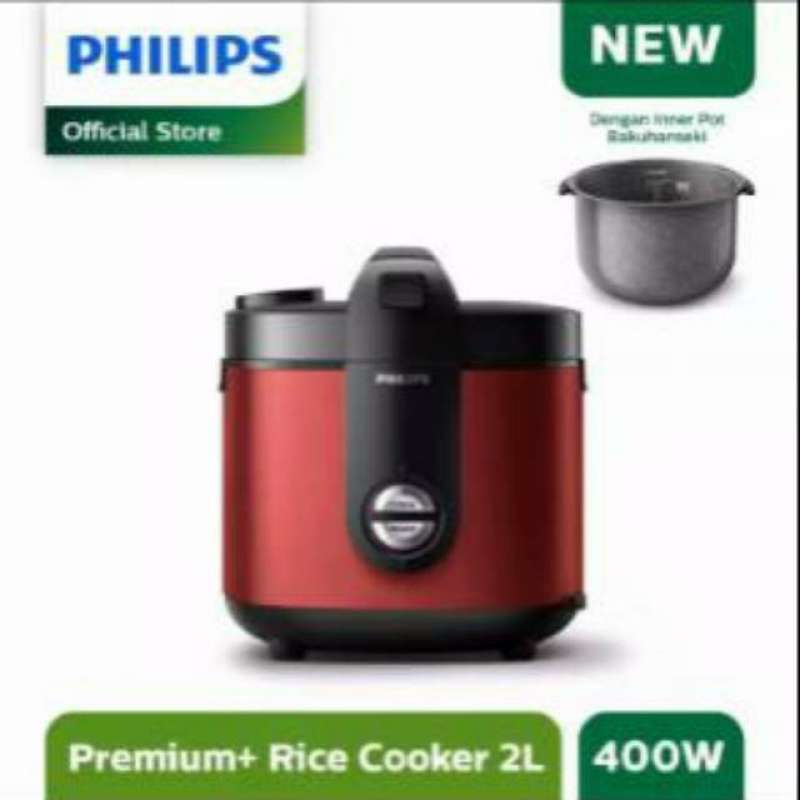 Jual PHILIPS Rice Cooker 3 in 1 2 Body Stainless 2 Liter HD3138 Series ...
