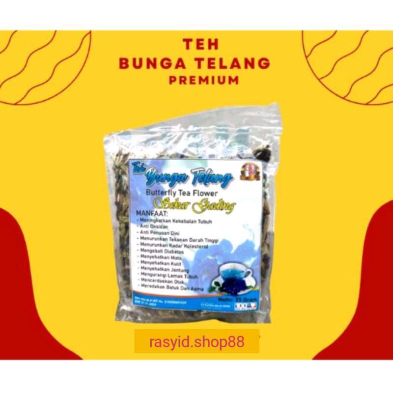 Jual Teh Bunga Telang Premium 25gram di Seller Rasyid.Shop88 - Kota ...