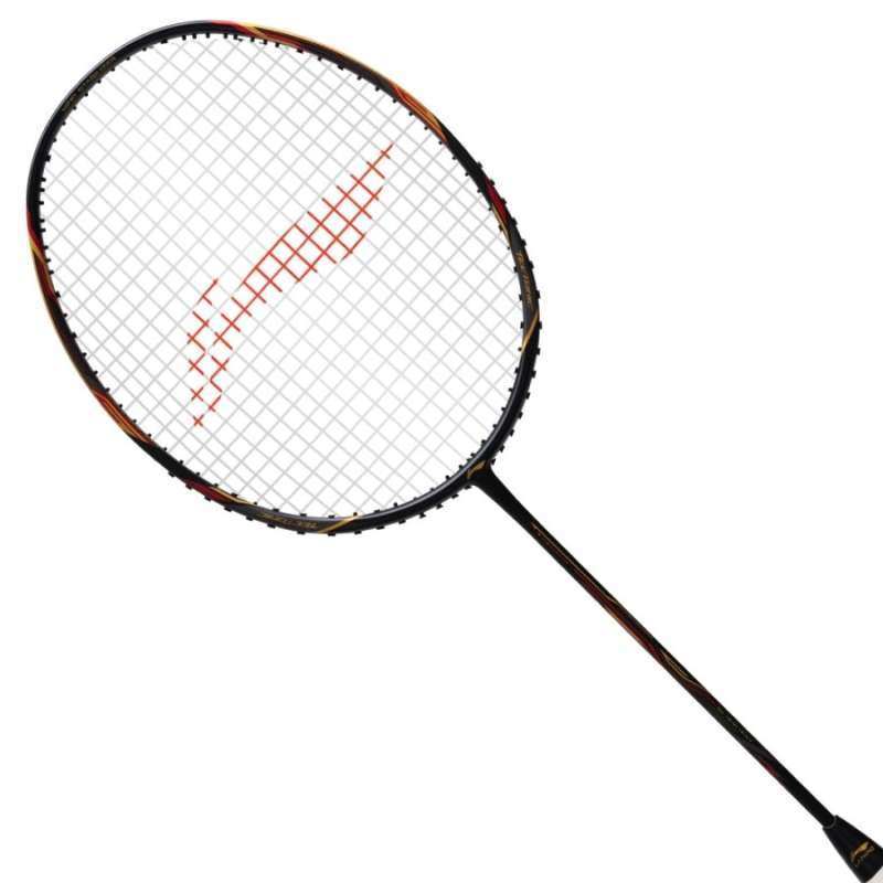 Jual New Raket Badminton Lining Tectonic 3r 4u - Black/gold/red Di ...