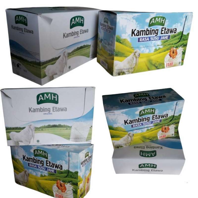 Jual AMH susu kambing etawa bubuk kaya akan nutrisi /bok240g isi 10 ...