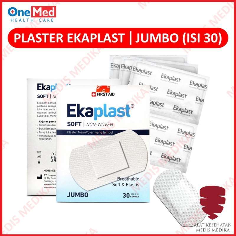 Jual Plester Luka Ekaplast Size Jumbo Onemed P3k Plaster Non Woven ...