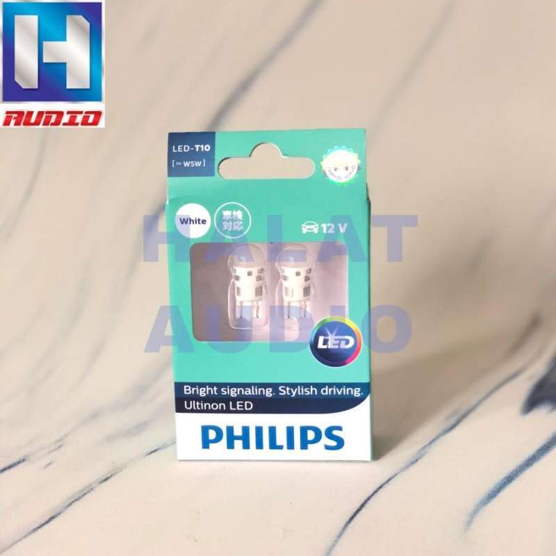 Jual Philips Led T10 W5W lampu senja/kota - lampu mobil/motor 6000K ...