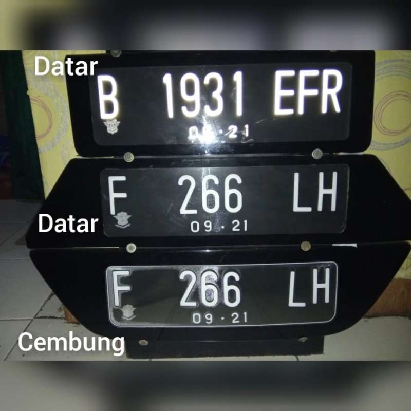 Jual Plat Mobil Custom Tanpa Lampu Mika Acrylic - datar di Seller ...