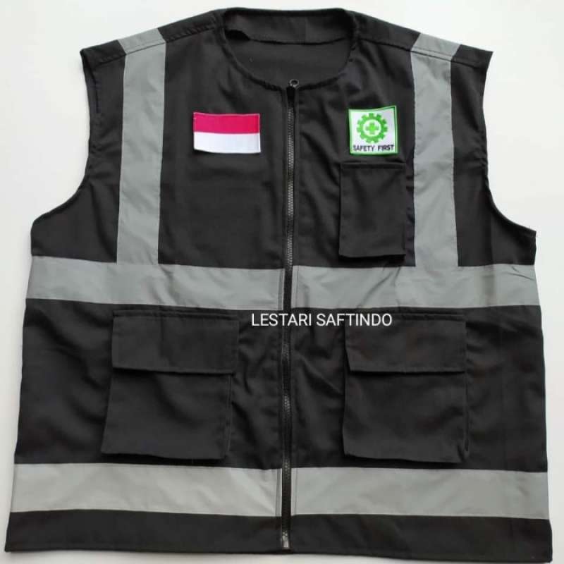 Promo Rompi Safety Logo Katiga Hitam Diskon 13% di Seller Tamiimah ...